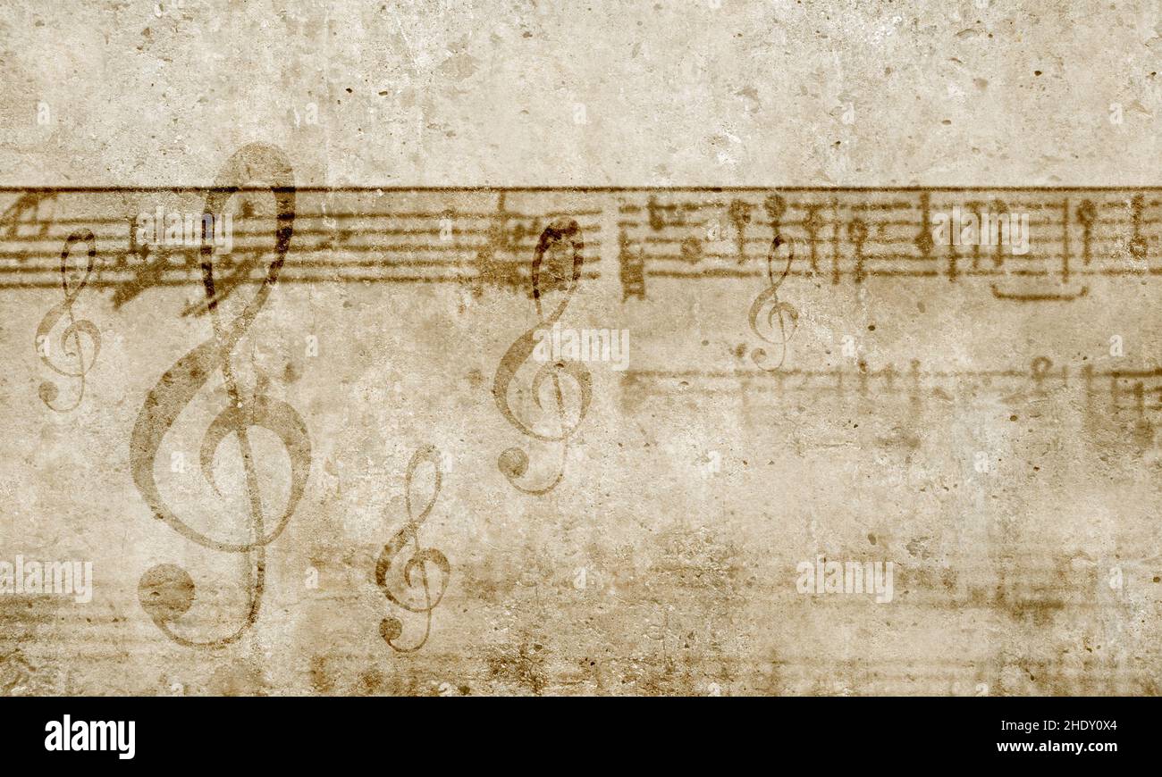 Partitions musicales Banque de photographies et d’images à haute ...