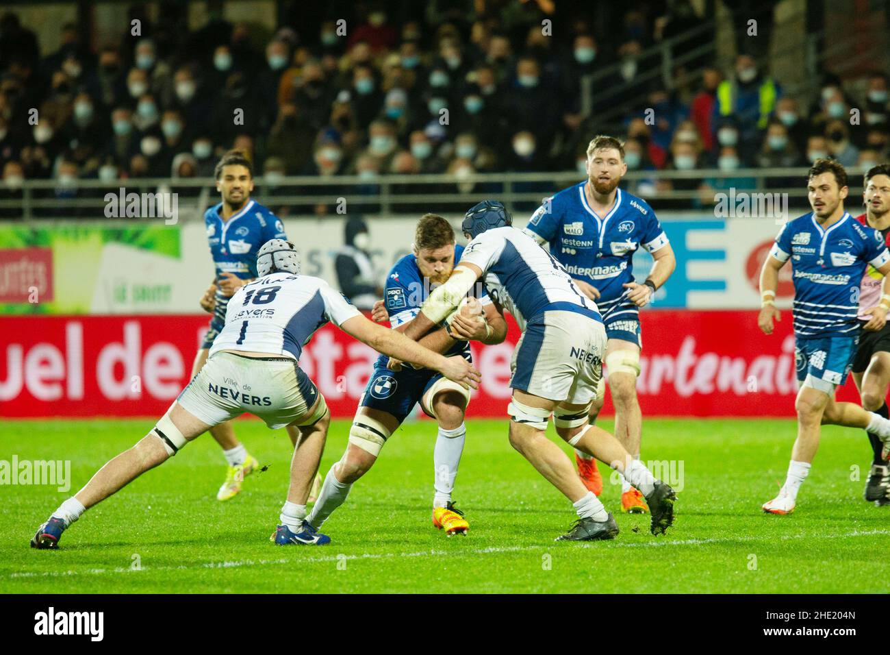 Lucas Dycke de vannes lors du match de rugby Pro D2 du championnat ...