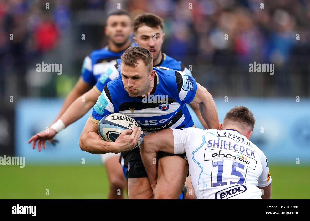 Gallagher premiership jamie shillcock des guerriers de worcester Banque ...