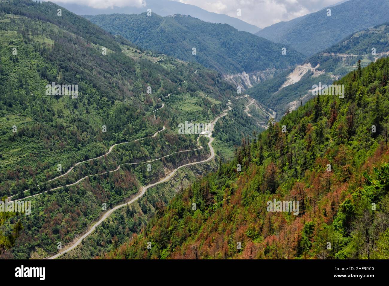 Route sinueuse sinueuse Banque de photographies et d’images à haute ...