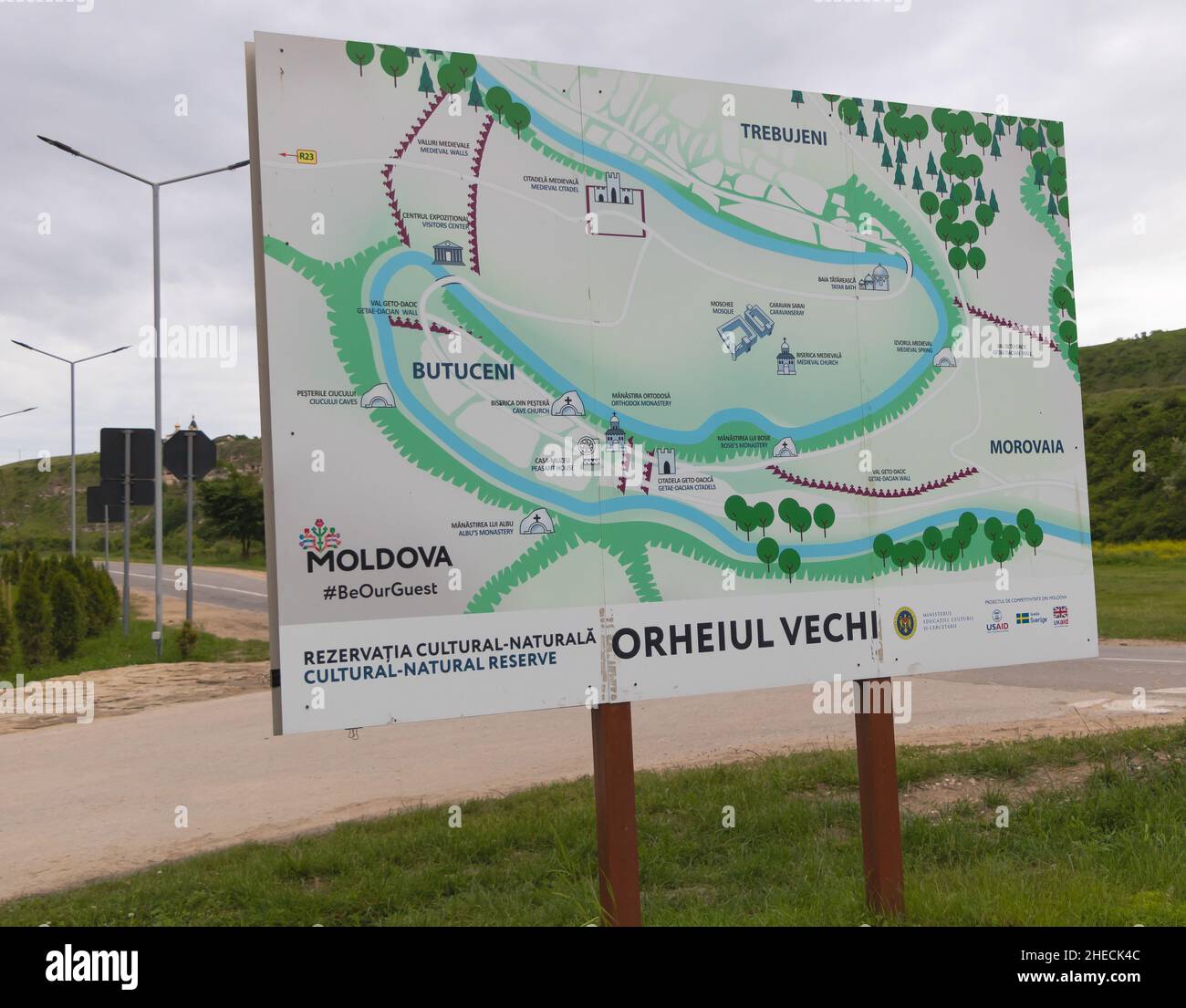 Moldavian map Banque de photographies et d’images à haute résolution ...