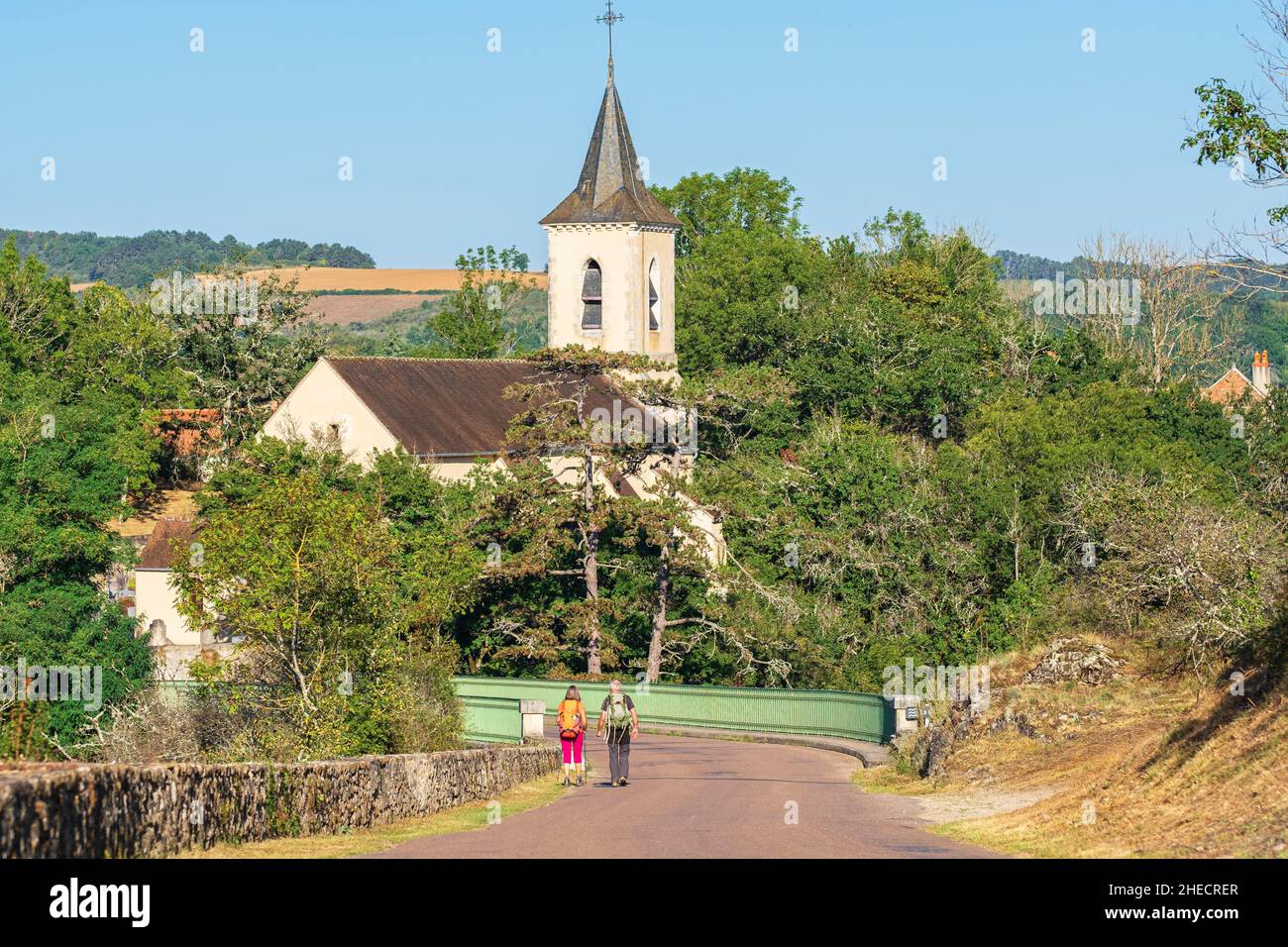 France, Yonne, Parc naturel régional du Morvan, Pierre-Perthuis ...