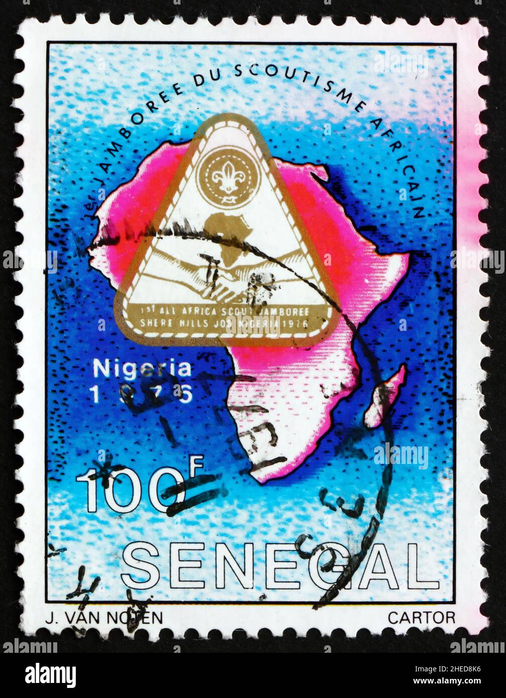 Senegal postage stamp Banque de photographies et d’images à haute ...