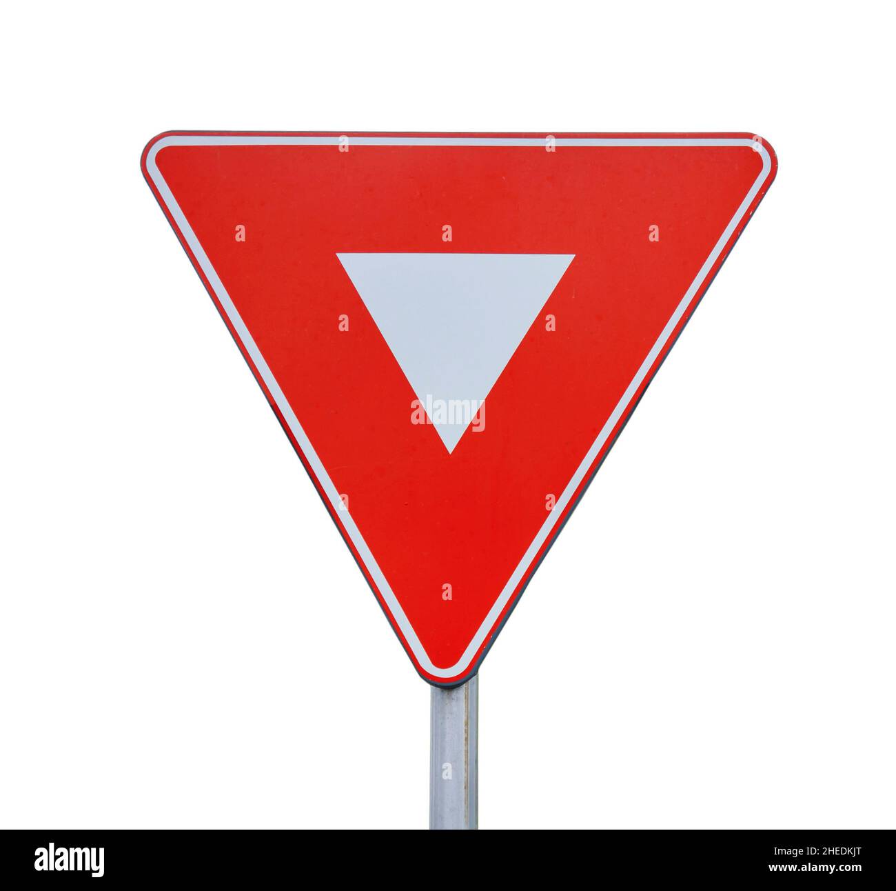 Panneau De Signalisation Triangulaire Vide Banque d'image et photos - Alamy