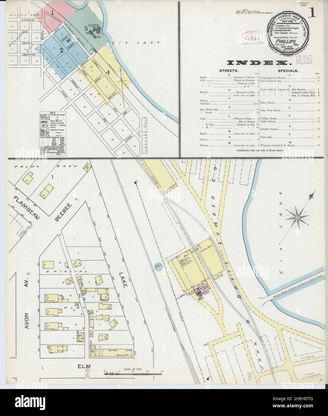 Carte de phillips wisconsin Banque de photographies et d’images à haute ...