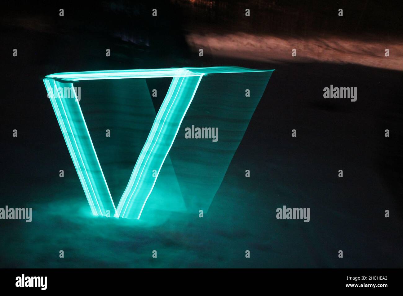 Le triangle vert Banque de photographies et d’images à haute résolution ...