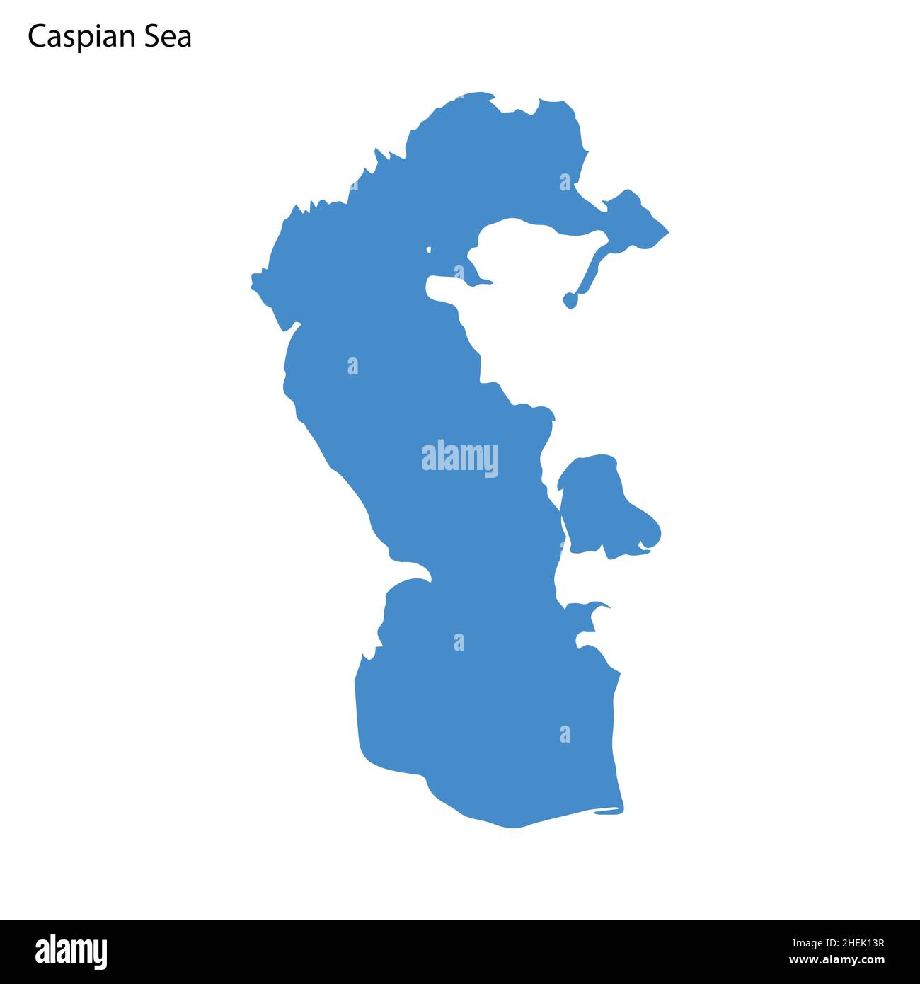 Caspian sea map Banque de photographies et d’images à haute résolution ...