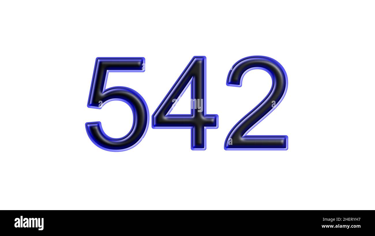 Number 542 Banque de photographies et d’images à haute résolution - Alamy