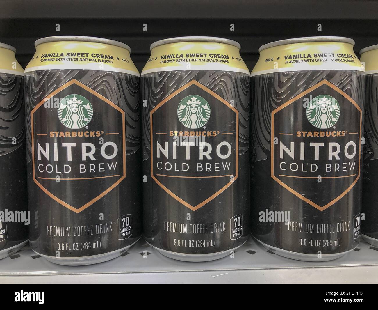 Indianapolis - Circa janvier 2022 : boisson au café Starbucks Nitro ...