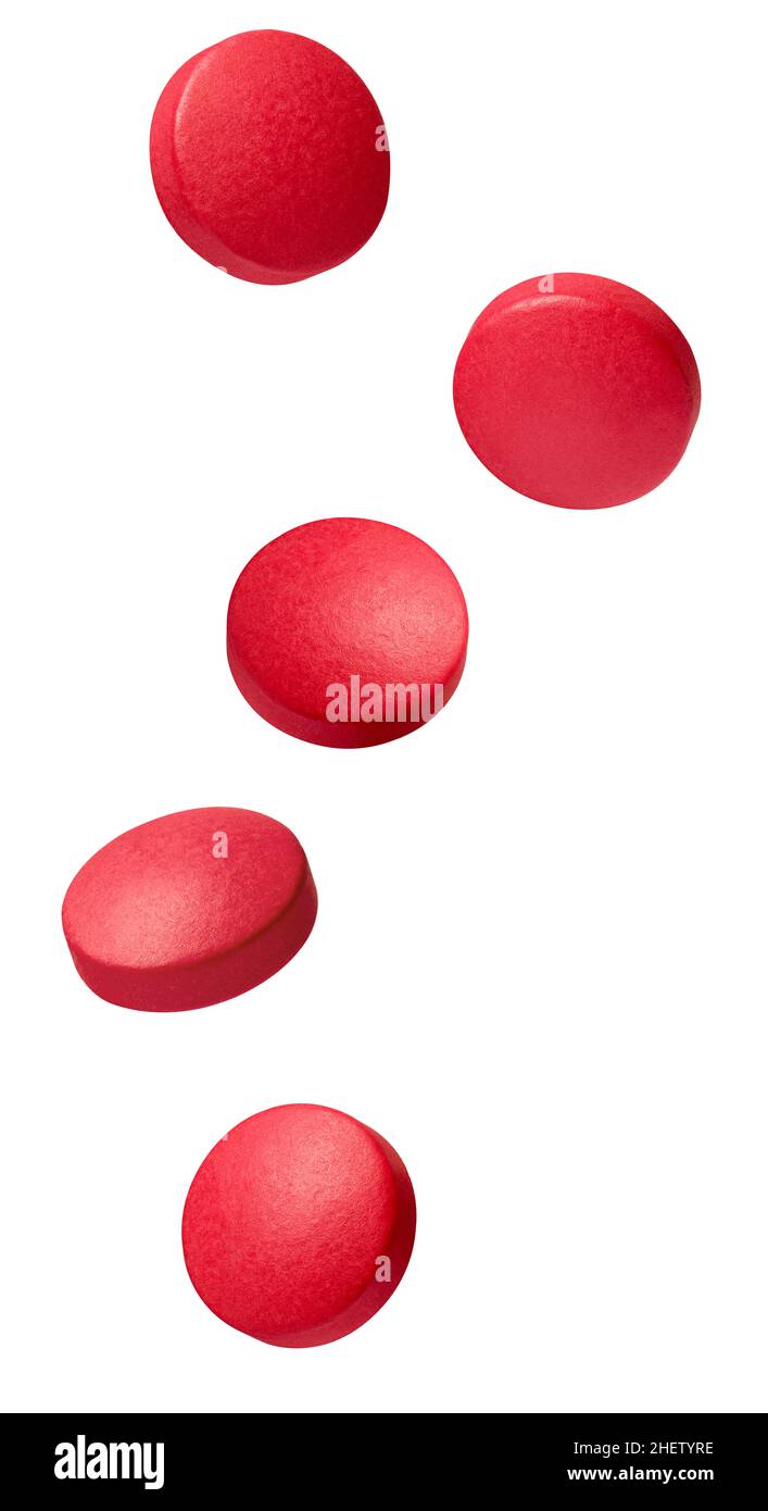 Pilule ronde drouge Banque de photographies et d’images à haute ...
