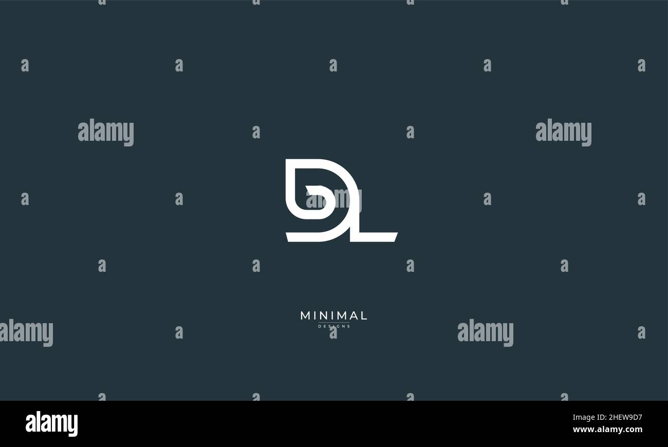 Logo de lettre dl Banque de photographies et d’images à haute ...