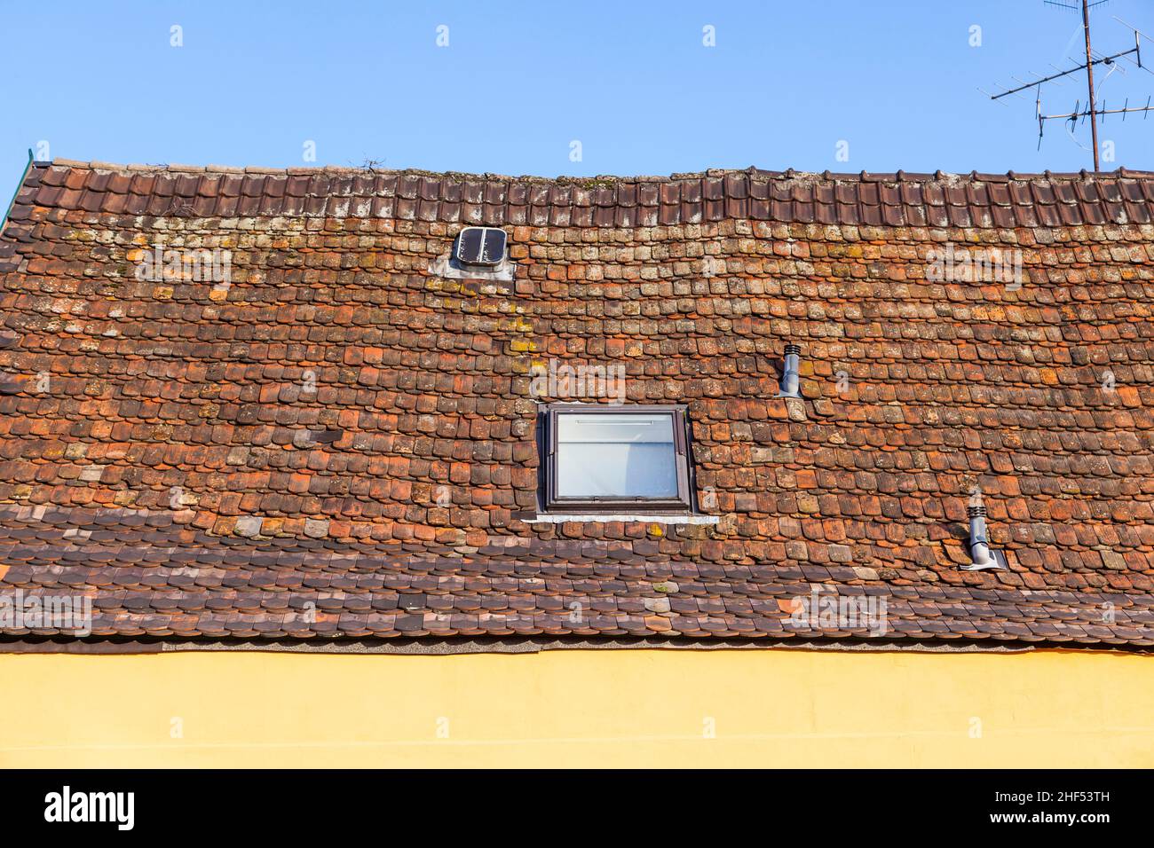 Motif de tuiles de toit Banque de photographies et d’images à haute ...