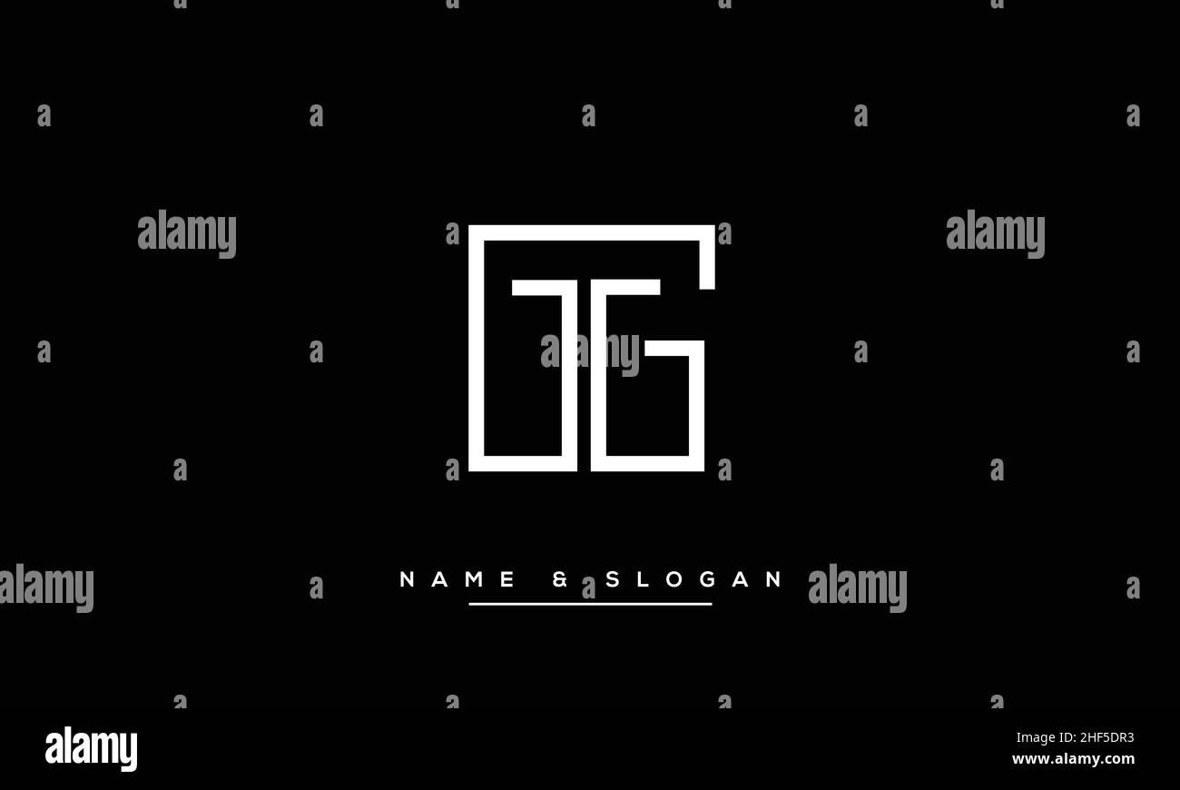 Logo des initiales gt Banque de photographies et d’images à haute ...