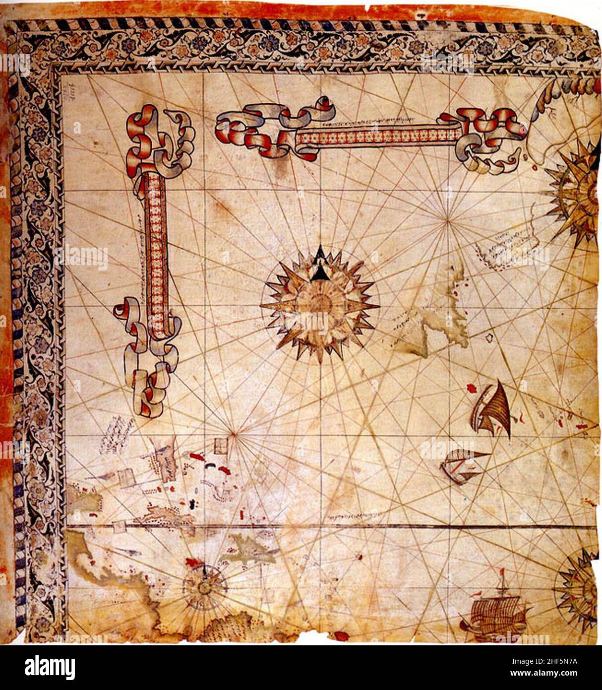 Piri reis map world Banque de photographies et d’images à haute ...