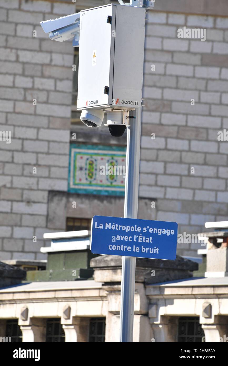 Lancement de l'expérience radar de bruit à Nice.La Metropolis Nice Côte ...