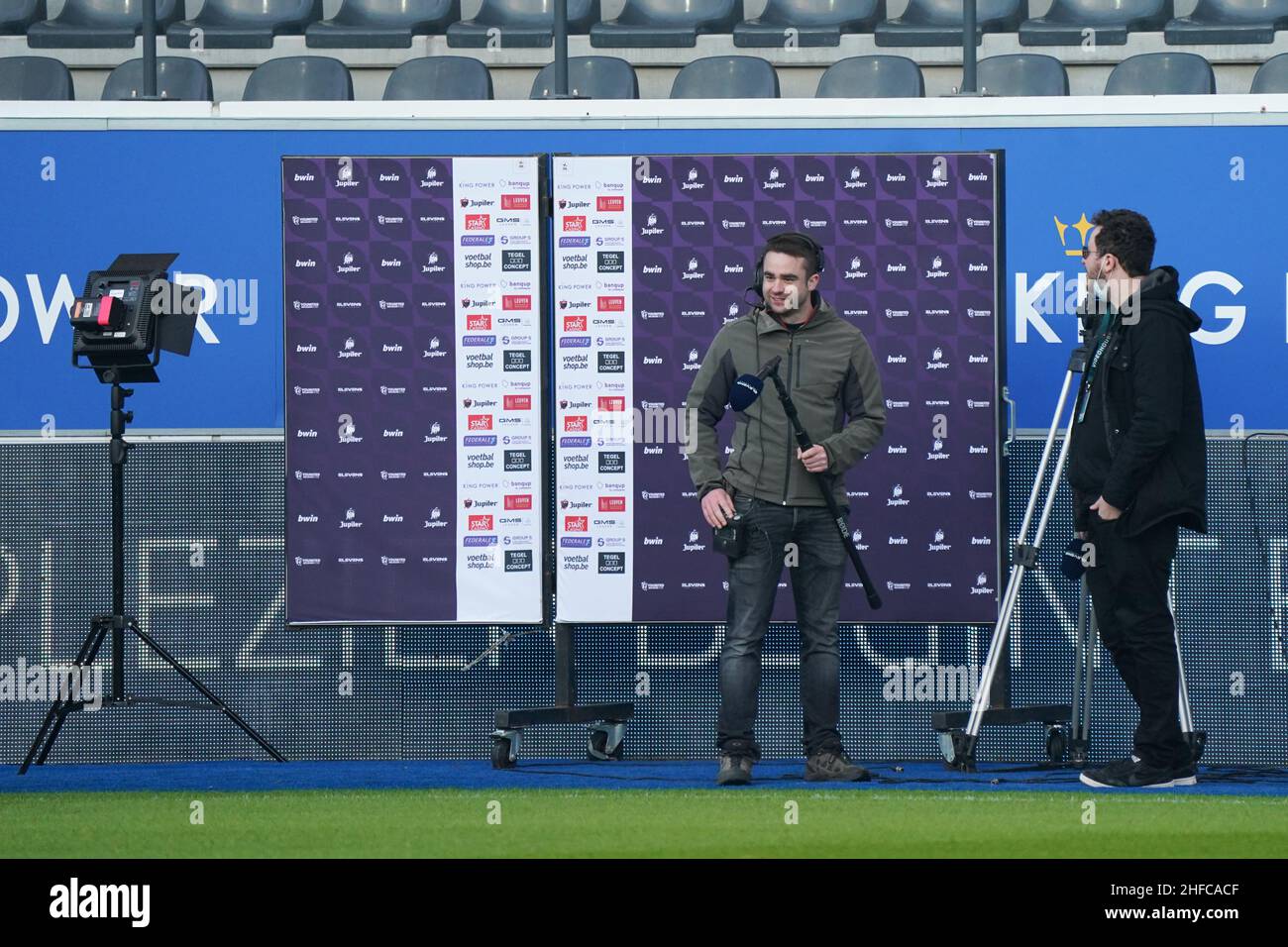 Het king power au stade den dreef Banque de photographies et d’images à ...
