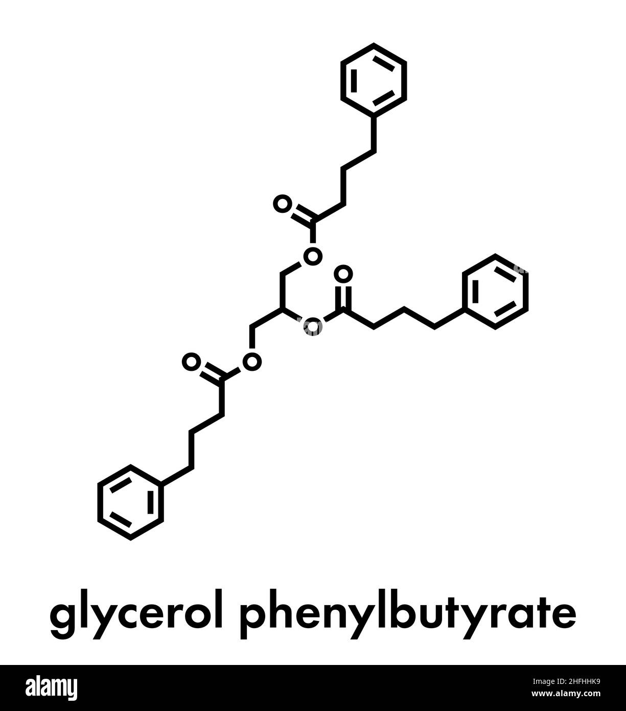 Molécule médicamenteuse de trouble du cycle de l'urée du glycérol ...