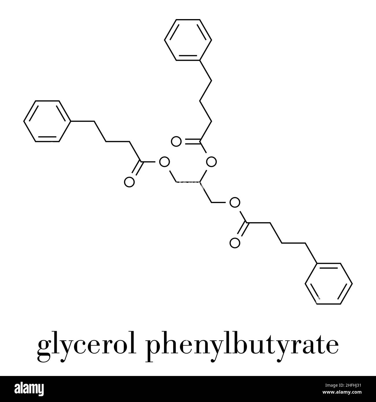 Molécule médicamenteuse de trouble du cycle de l'urée du glycérol ...