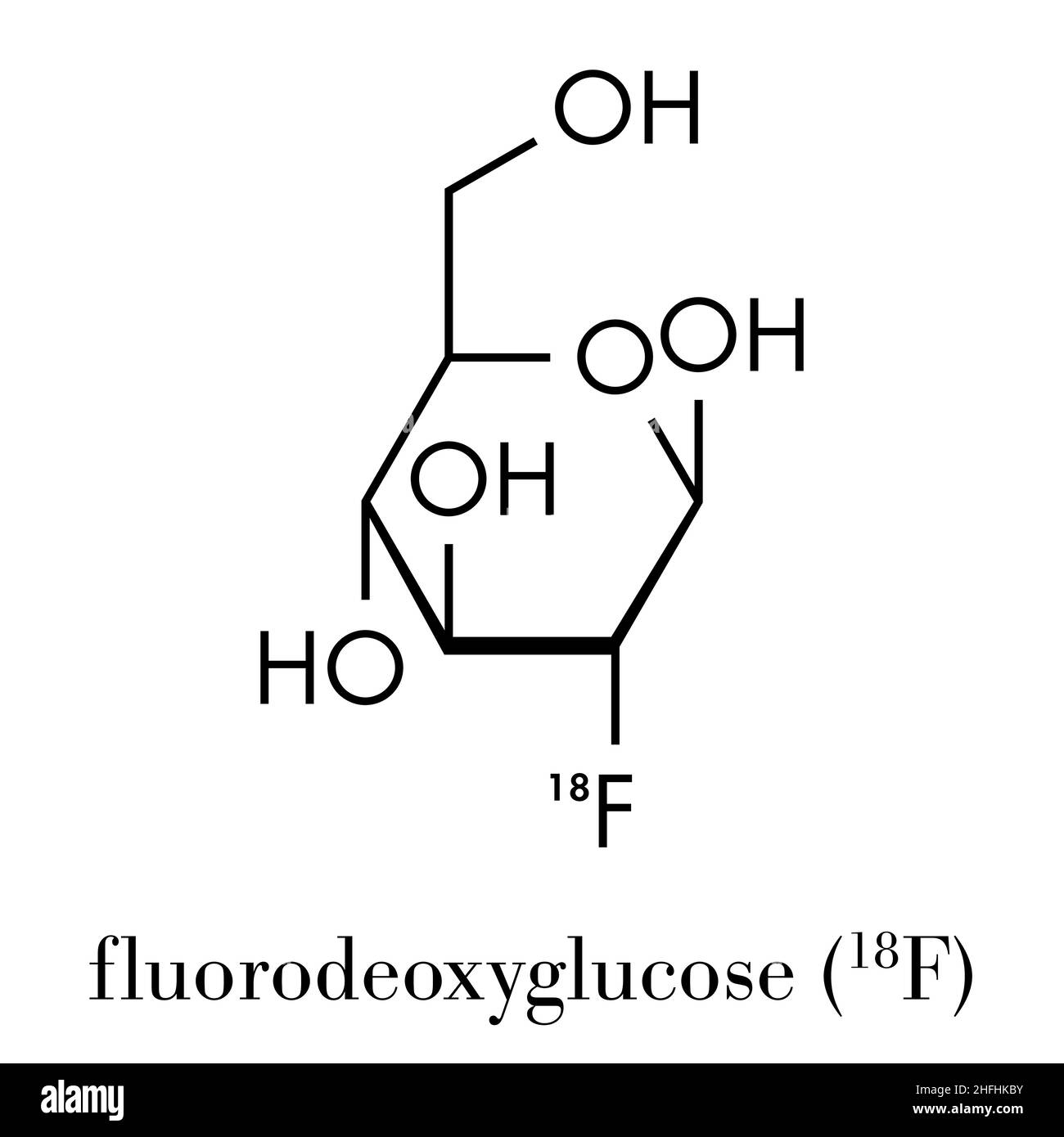 Atomes fluor Banque d'images noir et blanc - Alamy