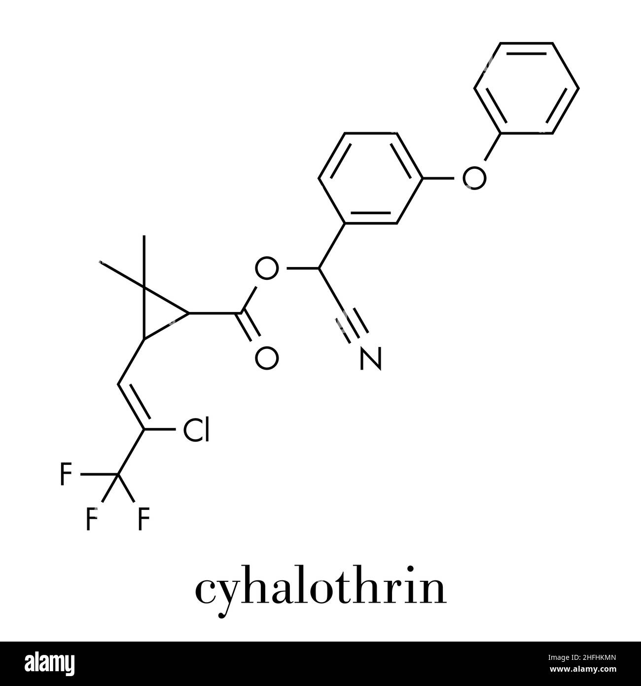 Cyhalothrine Banque d'images vectorielles - Alamy