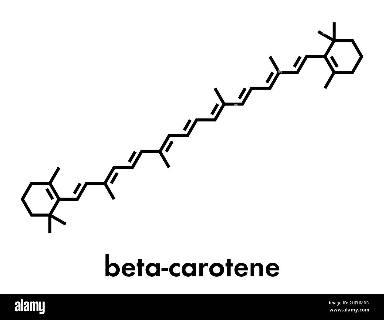 Beta carotene vector vectors Banque de photographies et d’images à ...