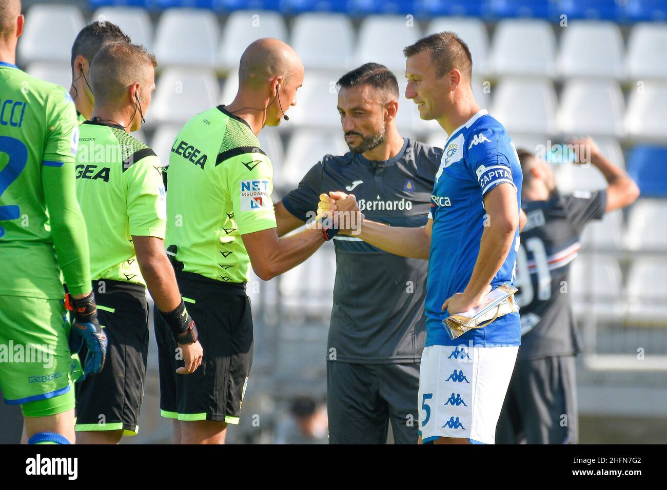 Stadio rigamonti brescia brescia vs sampdoria daniele gastaldello ...