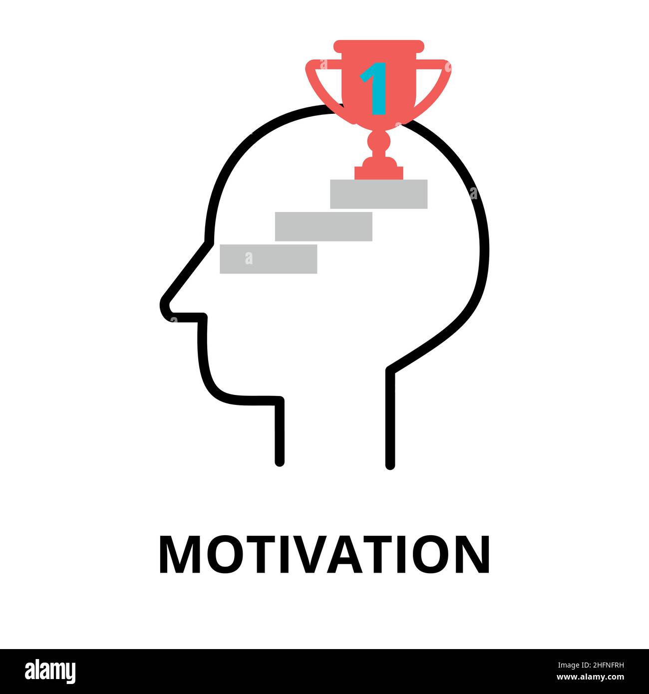 Icone motivation Banque d'images vectorielles - Alamy