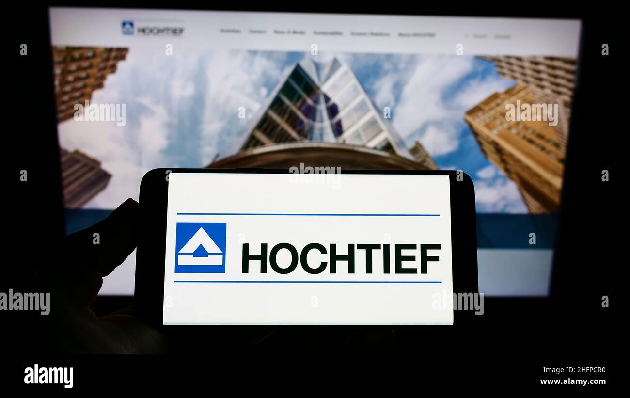 Logo german construction company hochtief Banque de photographies et d ...