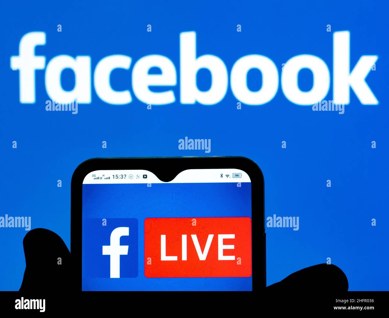 Logo facebook en direct Banque de photographies et d’images à haute ...