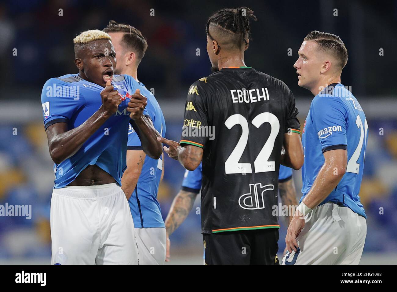 Alessandro Garofalo/Lapresse 22 août 2021 Naples, Italie football ...