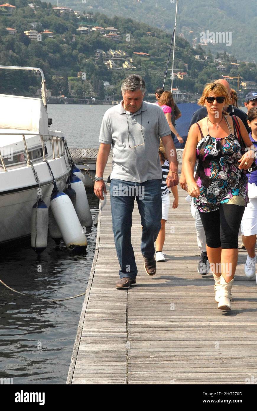 Ancelotti wife Banque de photographies et d’images à haute résolution ...