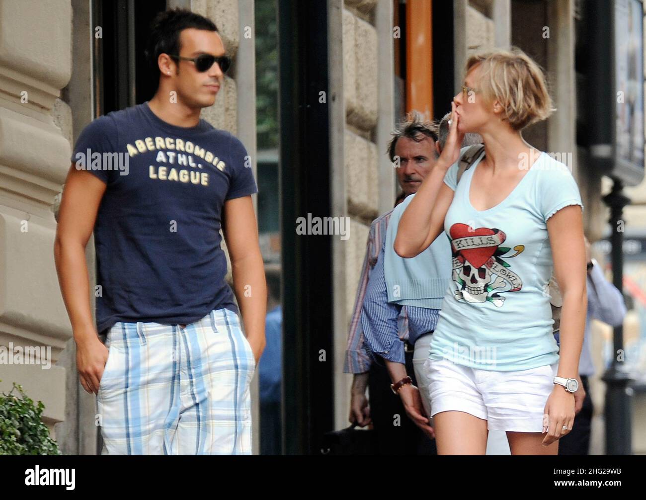 **PHOTOS EXCLUSIVES** nageur Federica Pellegrini vu à Rome, en Italie ...