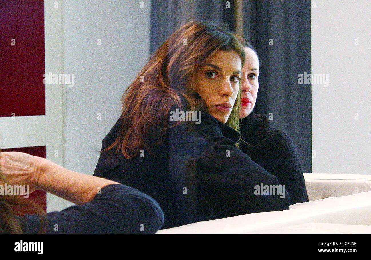 La mannequin italienne et actrice Elisabetta Canalis est vue faire du ...