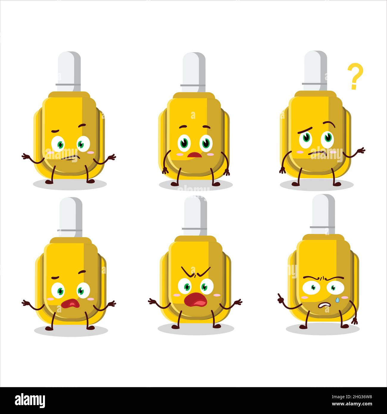 Personnage de dessin animé de stylo de correction jaune avec quelle ...