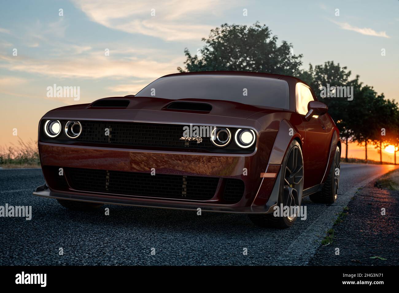 Dodge hellcat Banque de photographies et d’images à haute résolution ...