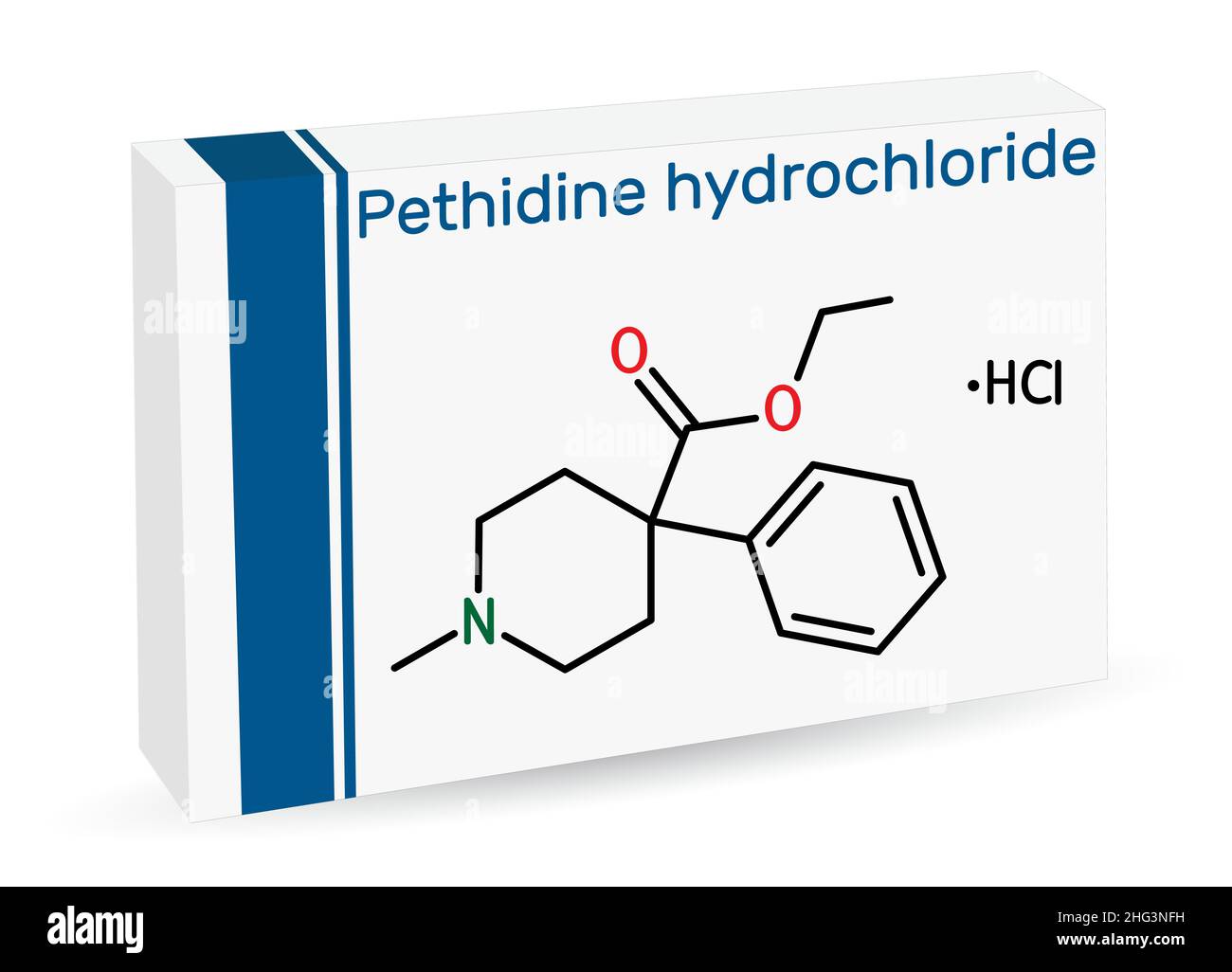Chlorhydrate moléculaire Banque d'images vectorielles - Alamy