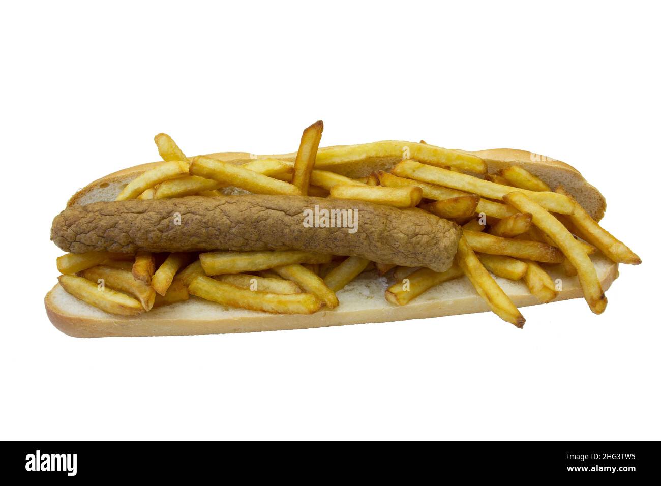 Frites belges Banque d'images détourées - Alamy
