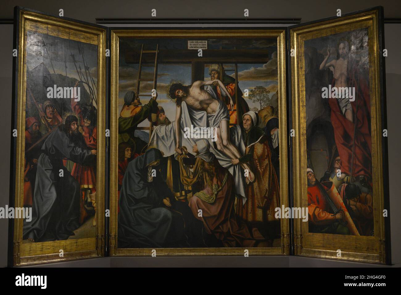 Triptyque de la descente de la croix Banque de photographies et d’images à haute résolution - Alamy