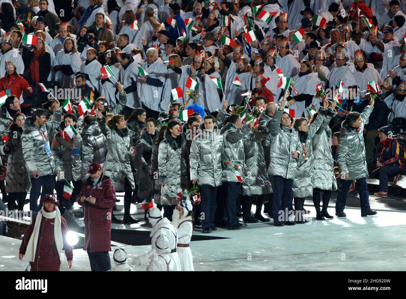 Turin Italie 26-02-2006: Turin Jeux Olympiques d'hiver 2006, cérémonie ...