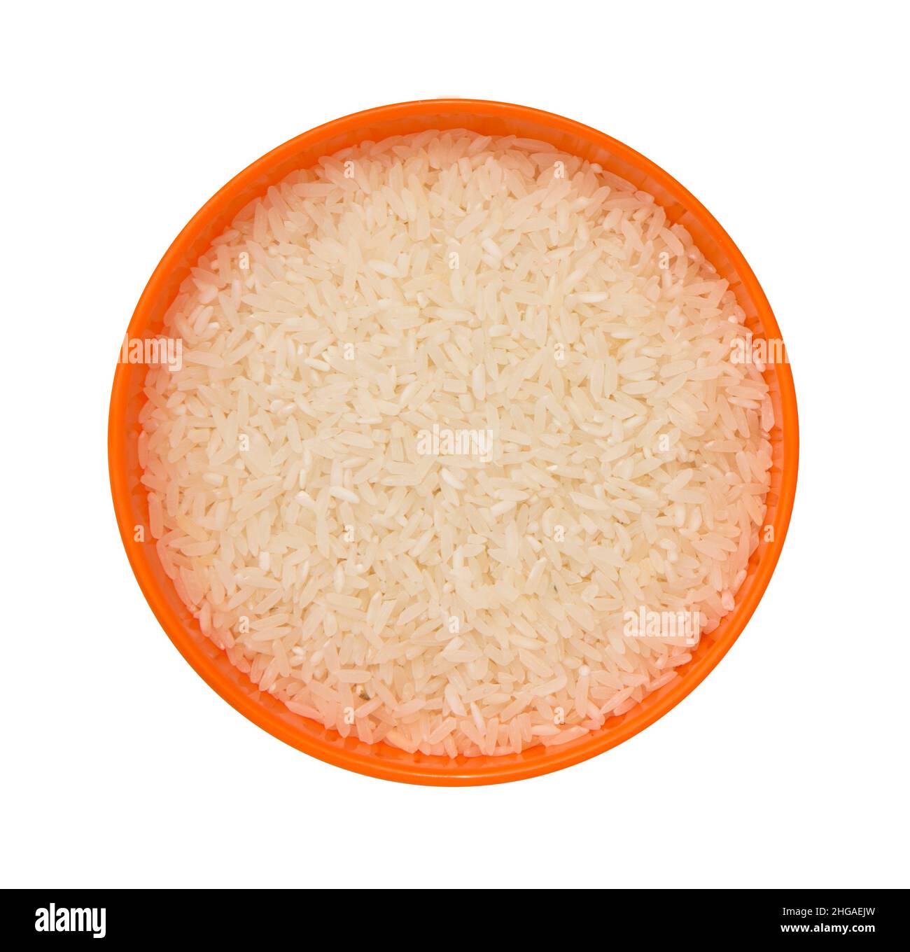 Arrière-plan ou texture des grains de riz blanc et des grains de riz ...