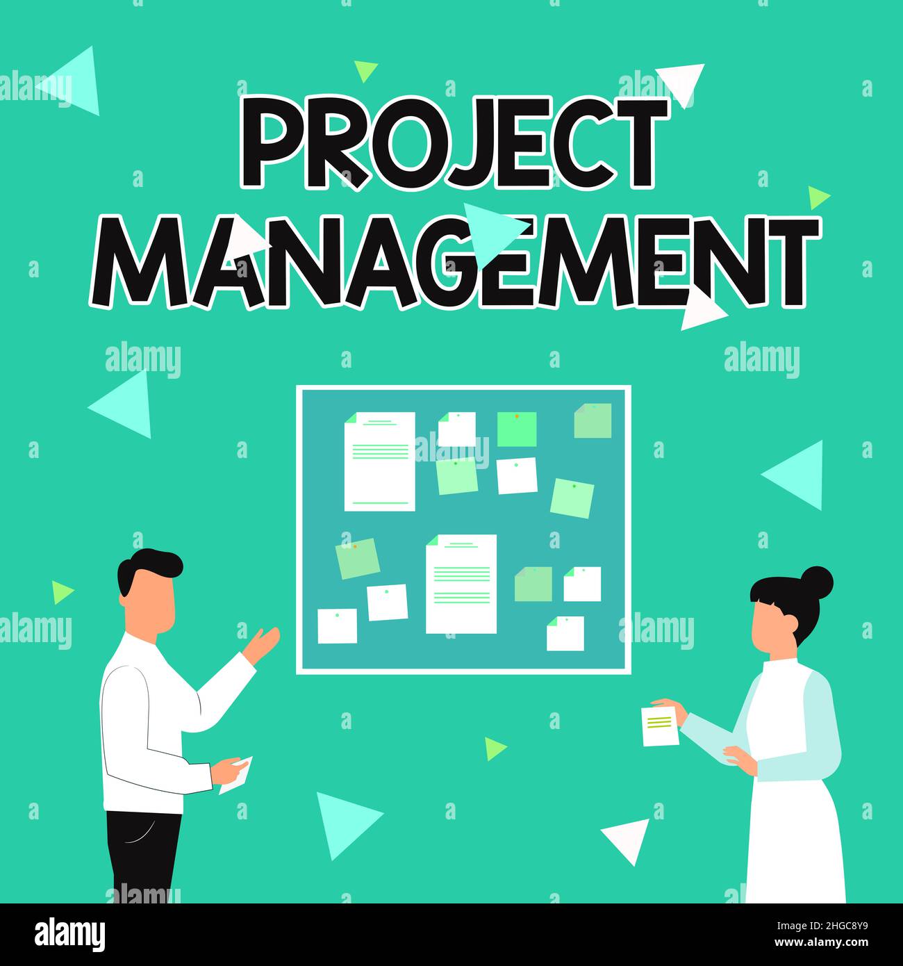 Gestion de projet de texte d'écriture manuscrite. Approche d'affaires ...