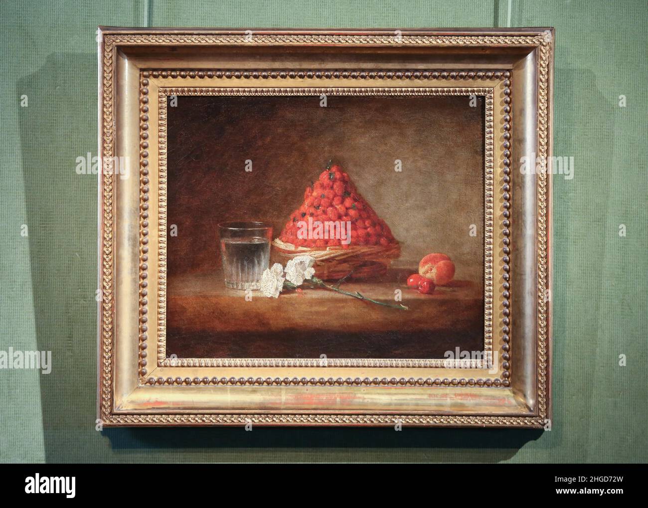 Paris, France.20th janvier 2022.Présentation de la peinture «Un panier ...