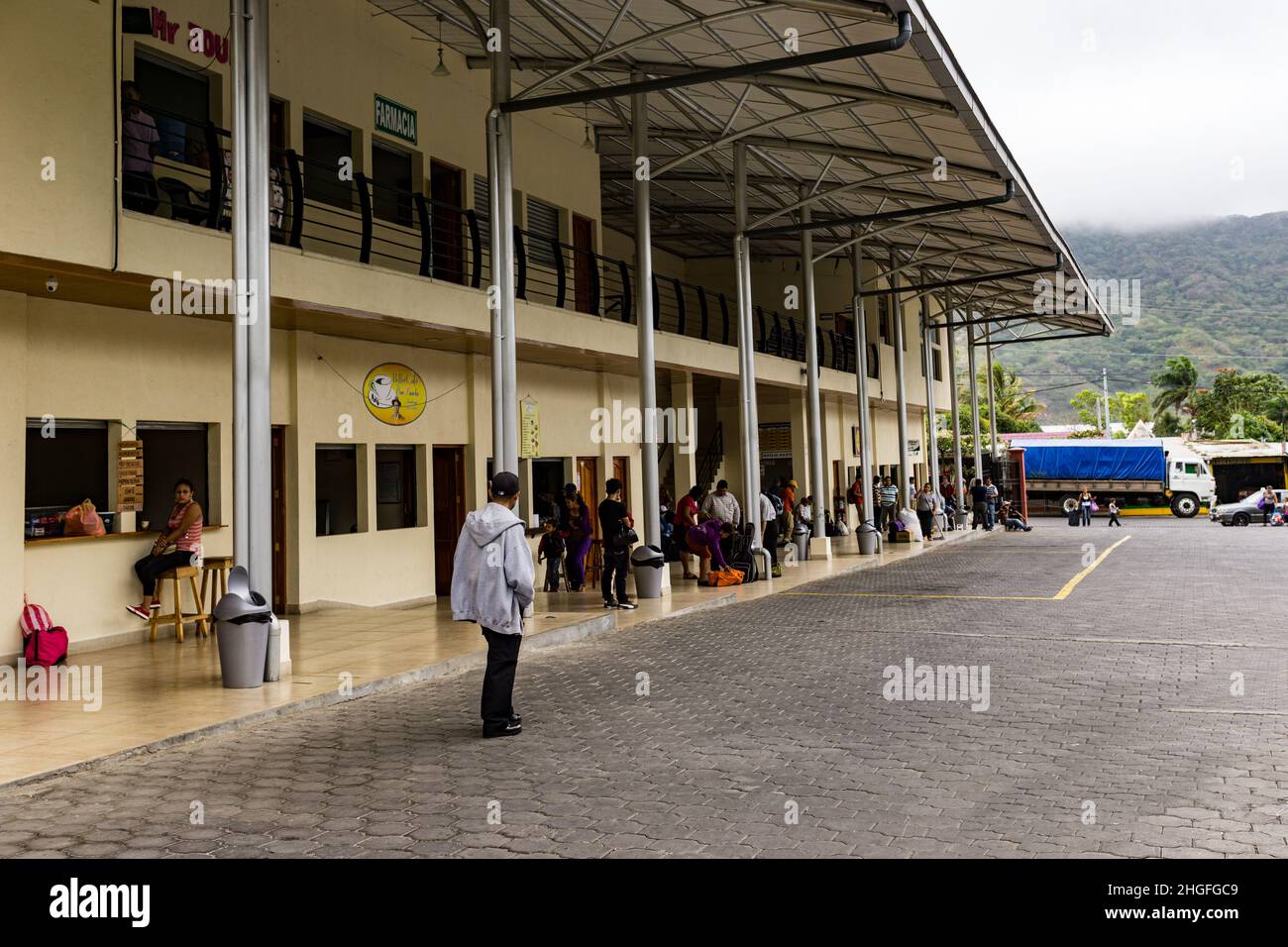 Cotran sur, la gare routière à l'extrémité sud de Jinotega, a été ...