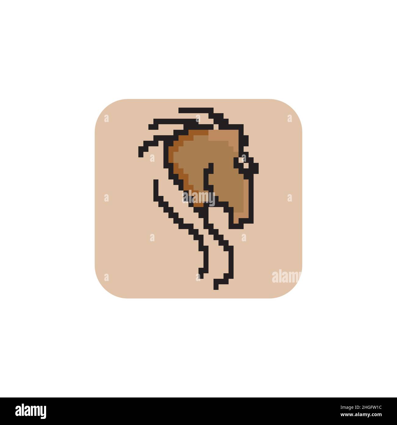Pixel art cheval Banque de photographies et d’images à haute résolution ...