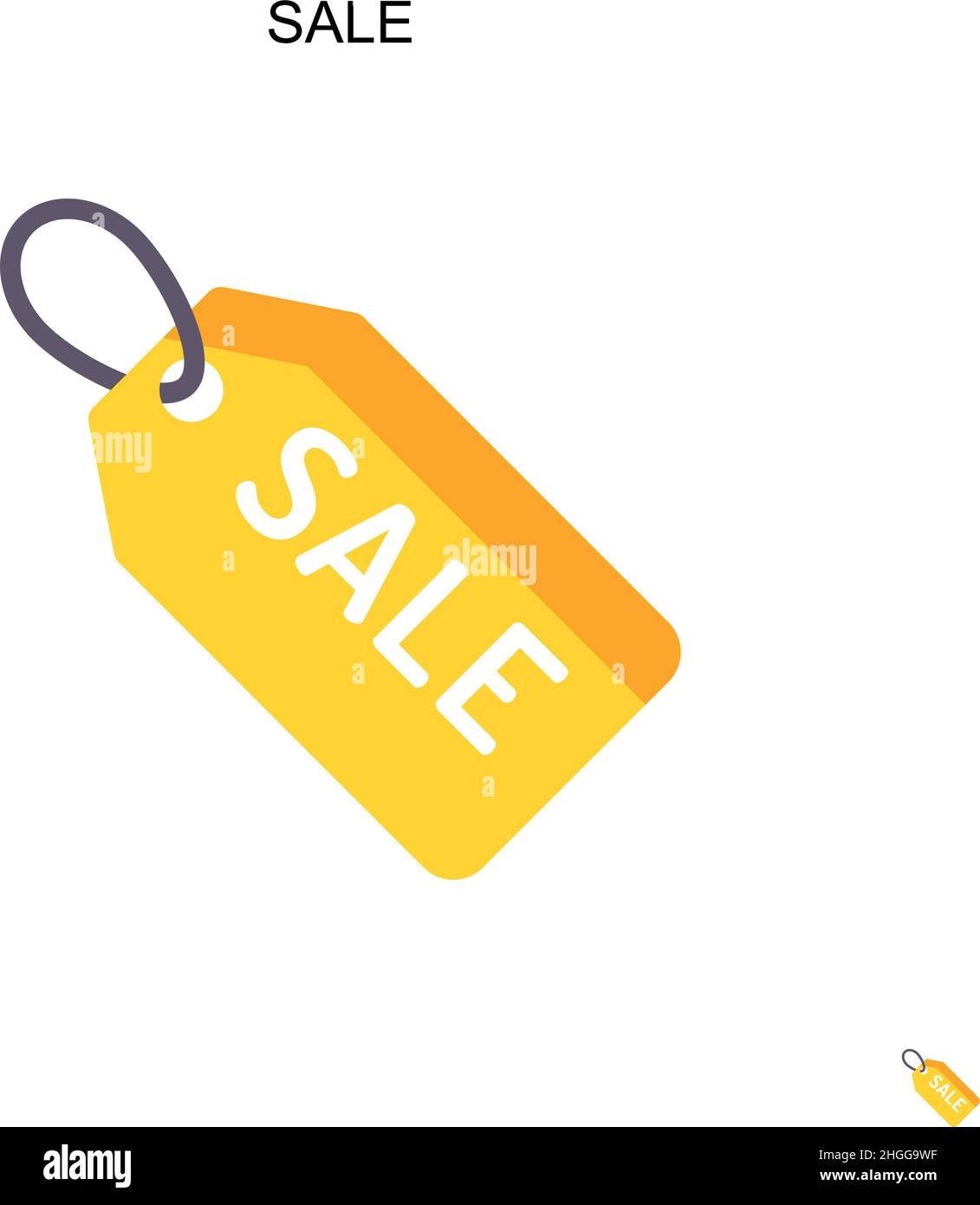 Solde icône vectorielle simple. Couleur parfaite pictogramme moderne ...