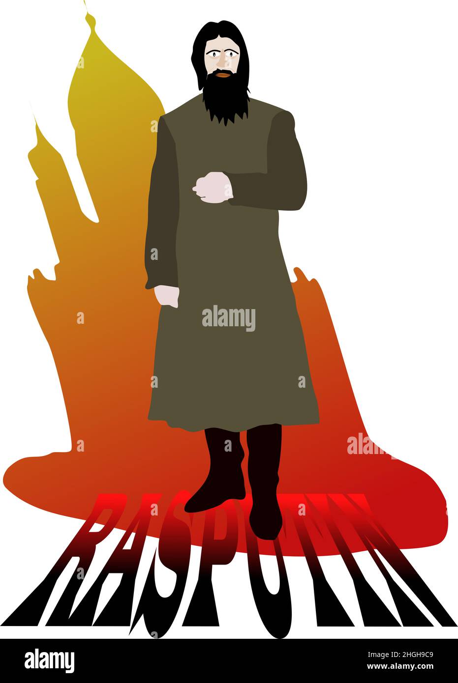 Rasputin cartoon Banque de photographies et d’images à haute résolution ...