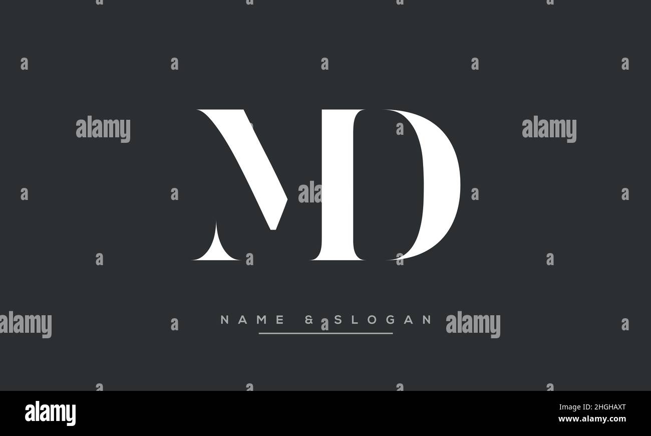 Md initiales Banque de photographies et d’images à haute résolution - Alamy