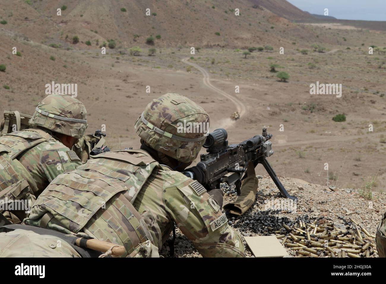 Des soldats américains affectés à diverses compagnies de la Force ...