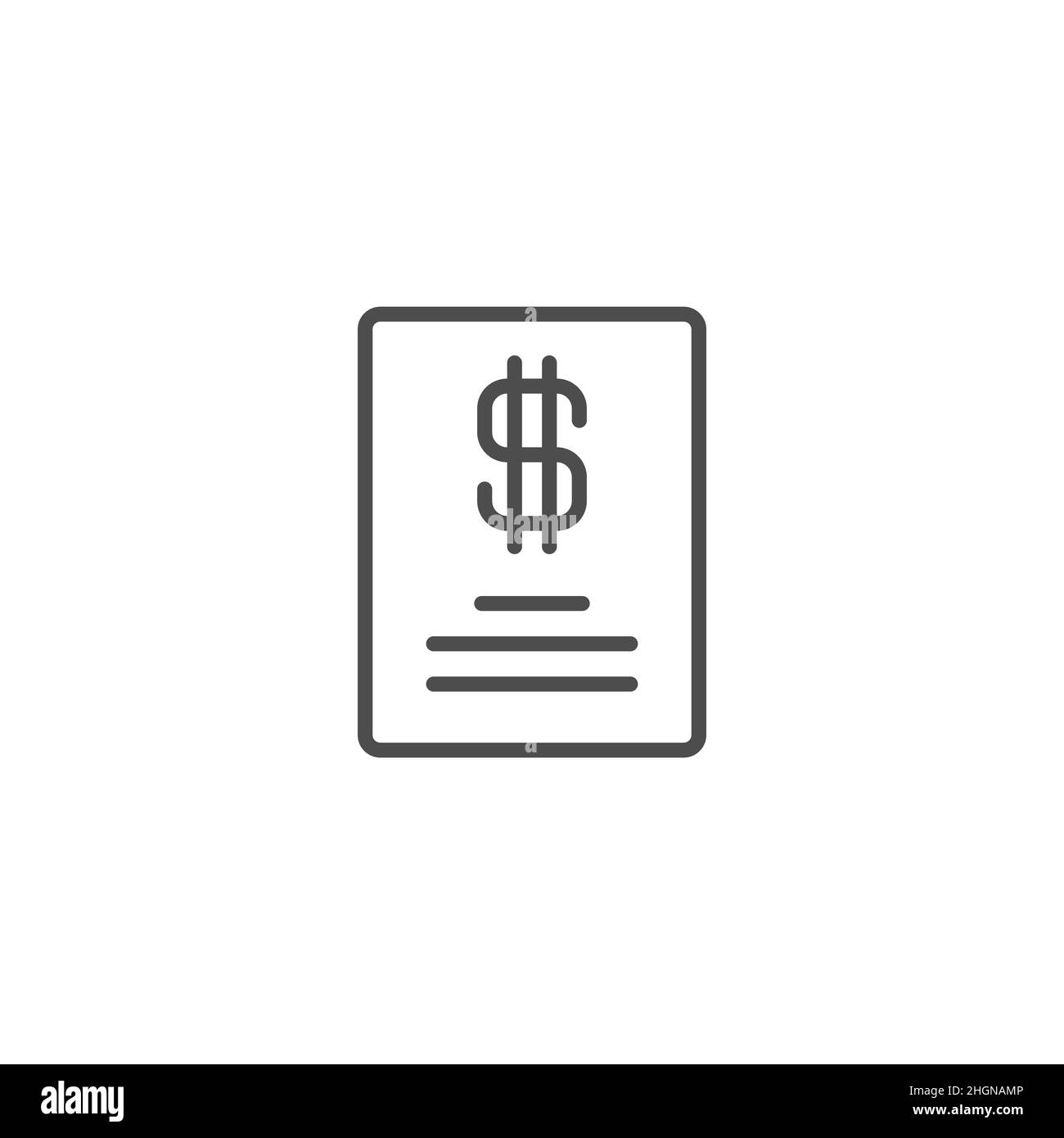 Icône de ligne de commande d'achat, signe vectoriel de contour ...