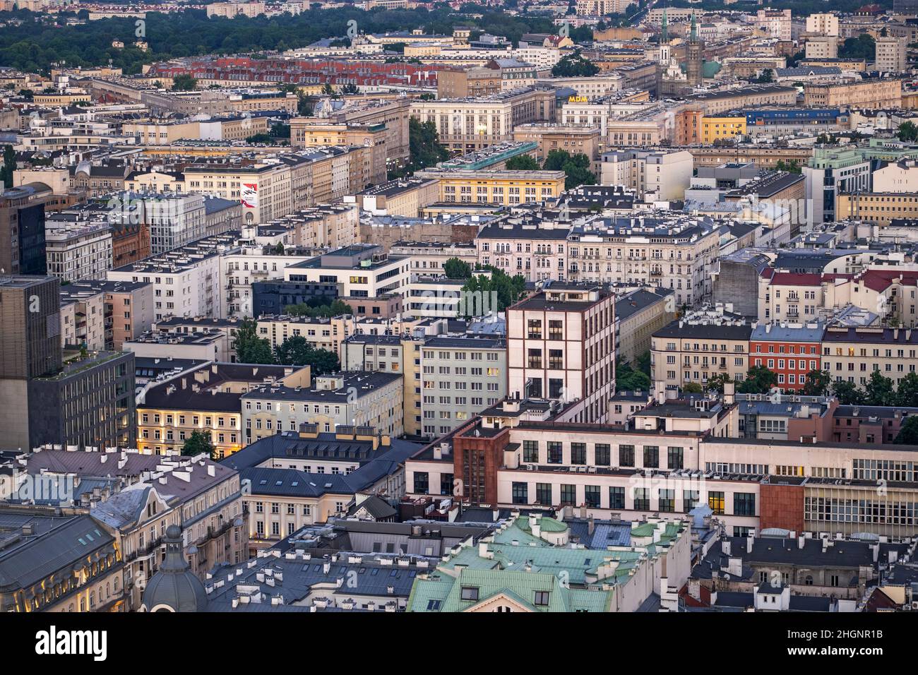 Centre ville de varsovie Banque de photographies et d’images à haute ...